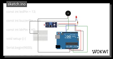 Ldr Led Wokwi Esp32 Stm32 Arduino Simulator