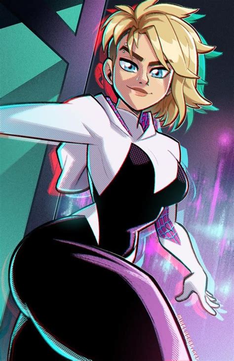 Gwen Pinup Spider Man Into The Spider Verse Spider Gwen Marvel