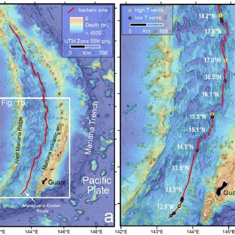 Survey Characteristics Of Back Arc Spreading Centers A Download