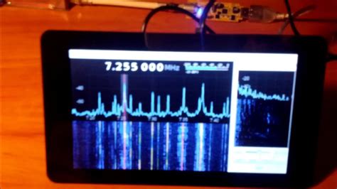 Pi Sdr Raspberry Pi 3 7 Touchscreen Rtl Sdr Gqrx Test Youtube