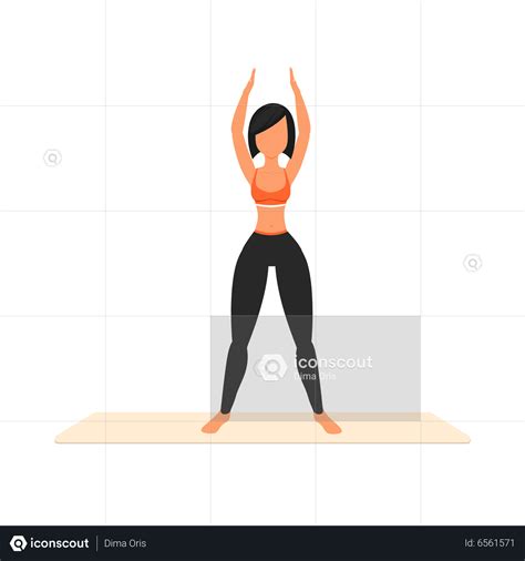 Woman Doing Jumping Jacks Animation By Dima Oris Lottiefiles