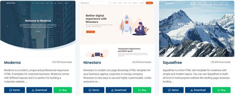 Bootstrapmade Best Free Html5 Templates