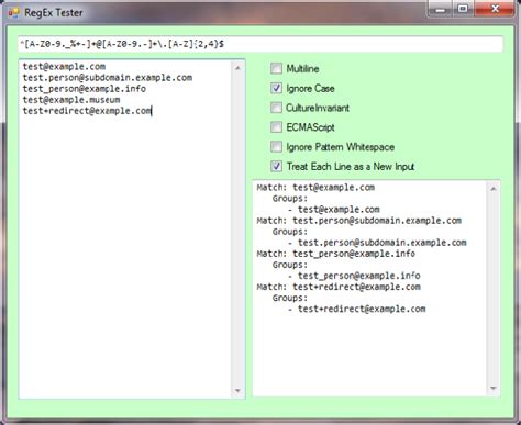 Input Validation Using Regular Expressions