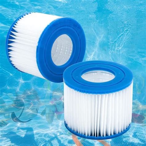 Lot De 2 Cartouches De Filtres Pour Piscine Dété Bestway Vi Type Spa