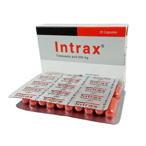 Intrax 500mg Capsule Arogga Online Pharmacy