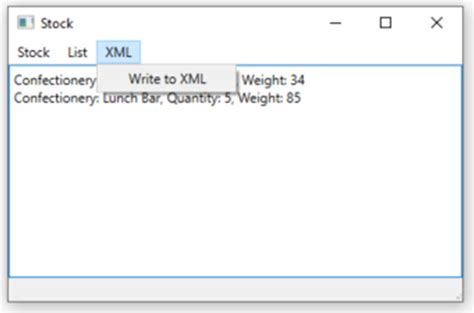 Solved Use QXMLStreamWriter To Write The Stock List Chegg Com