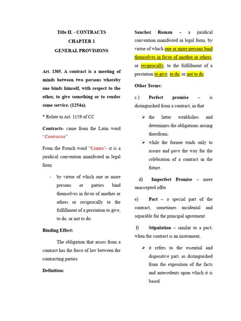 Contracts Pdf Misrepresentation Annulment