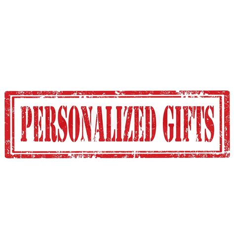 Personalized Gifts Stamp Stock Vector Colourbox