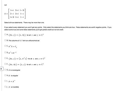 Solved Let A I I I I I I I I I Select All Chegg Com