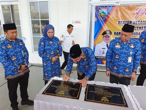 Bupati Kotabaru Resmikan Kantor Kecamatan Pulau Laut Sigam