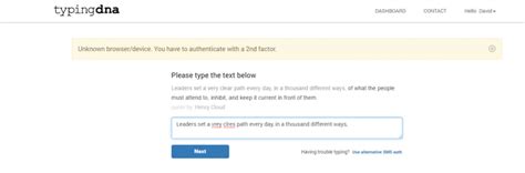 The Way You Type For Two Factor Authentication Typingdna Blog