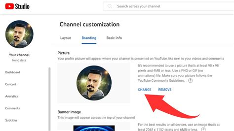 How To Change Your YouTube Profile Picture YouTube
