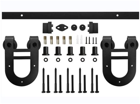 Black Barn Door Hardware Kit Manufacturer