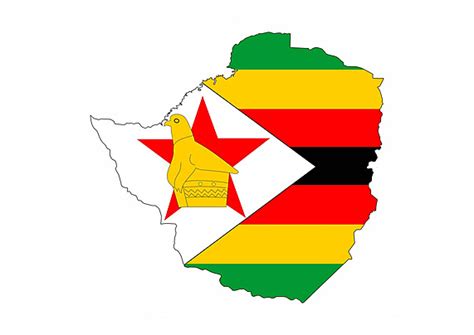 zimbabwe map flag shaped outline flag vector shaped outline flag png and vector with