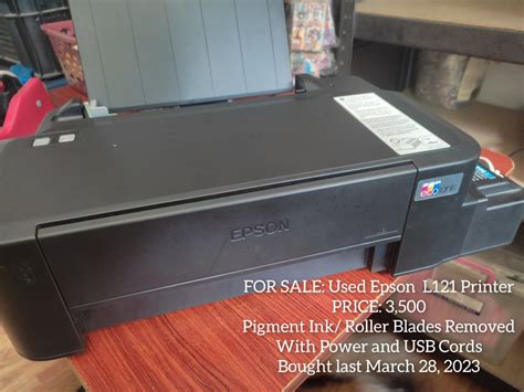 Epson L121, Computers & Tech, Printers, Scanners & Copiers on Carousell