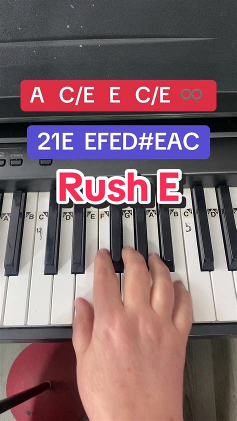 How To Play Rush E On Piano 🎹 Rush E The Ruby Piano Therubypiano