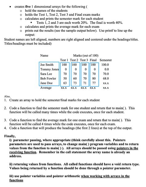Solved O O Creates Five Dimensional Arrays For The Chegg