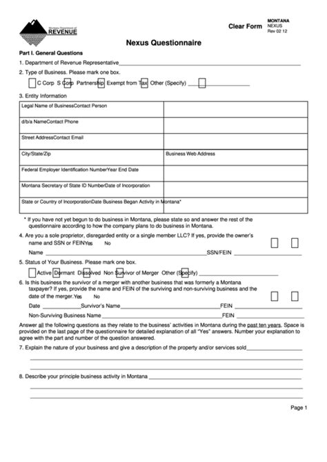 Nexus Fillable Form Printable Forms Free Online