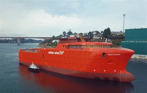 Astilleros Gondán Pone A Flote El Buque Csov Edda Sudri” Puente De Mando Por Juan Carlos