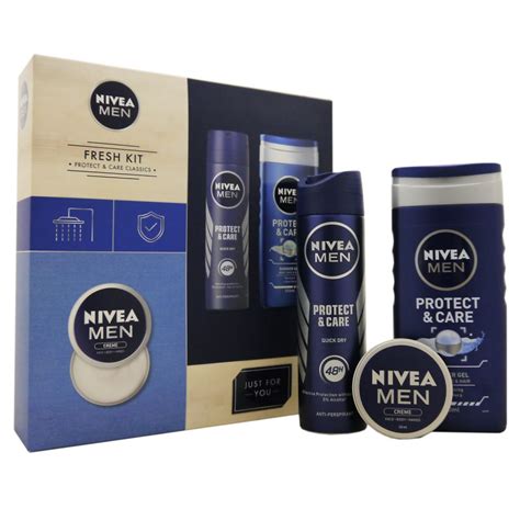 Nivea Men Fresh Kit Set 250ml Sg And 150ml Deo And 30ml Creme Bei Riemax