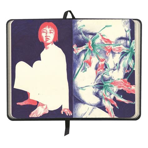 Enigmatic Sketchbooks Record Visual Stories In Colored Pencil And Ink