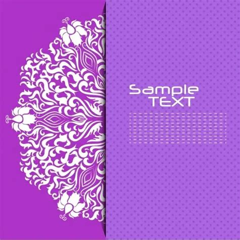 decorative background violet design curved symmetric lines vectors