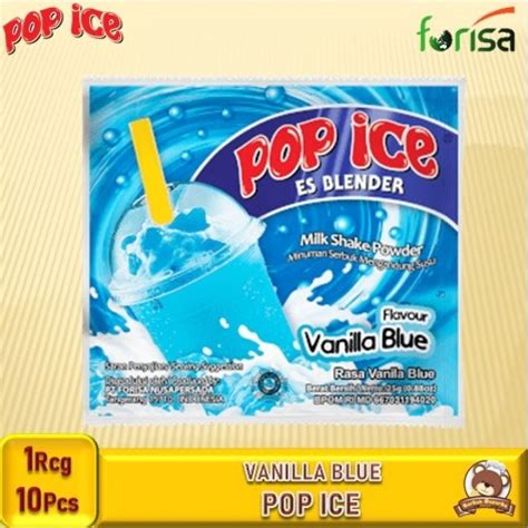 Jual Pop Ice Rasa Vanila Blue Miunuman Ice Blender 25g 1 Rencng Isi 10 Pcs Shopee Indonesia