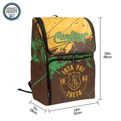 Iota Phi Theta Backpack Centaur Shield Officially Licensed