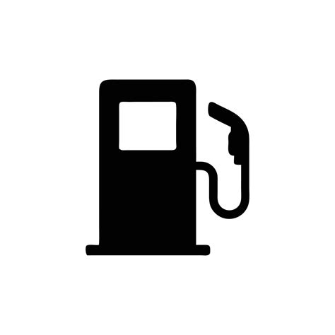 Gas Pump Icons Black And White Fuel Station Symbols 57037828 Vector Art