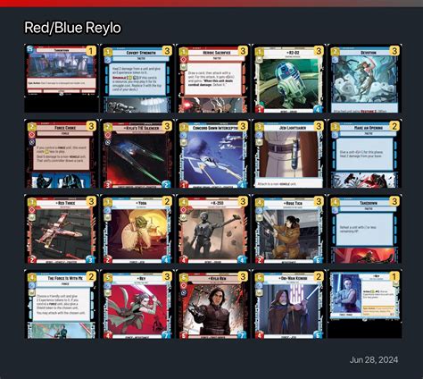 Redblue Reylo Star Wars Unlimited Tcg