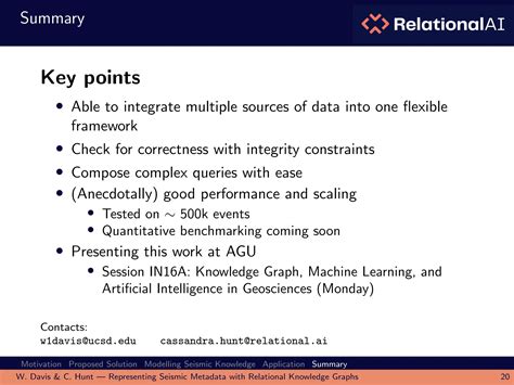 Representing Seismic Metadata With Relational Knowledge Graphs Ppt