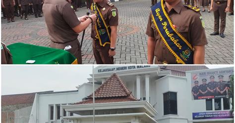 PENYEMATAN PIN CORE VALUES ASN BER AKHLAK Pojok Kiri Malang Probolinggo