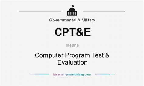 What Does Cptande Mean Definition Of Cptande Cptande Stands For Computer Program Test
