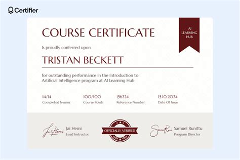 15 Course Certificate Templates To Get For Free
