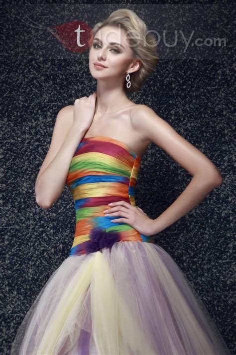 Rainbow Ball Gown Grad Dresses Prom Dresses Ball Gown Ball Gowns