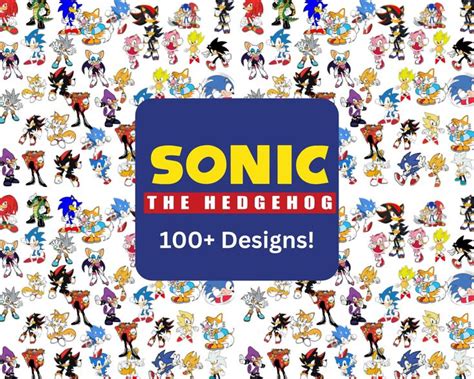 Sonic Svg Bundle Over 100 Designs Sonic The Hedgehog Svg Sonic Bundle Svg Sonic Layered Svg