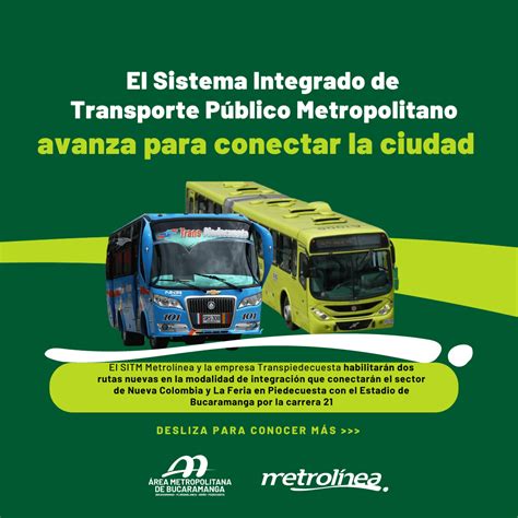 Metrolínea y Transpiedecuesta se unen para ofrecer mayor conectividad a