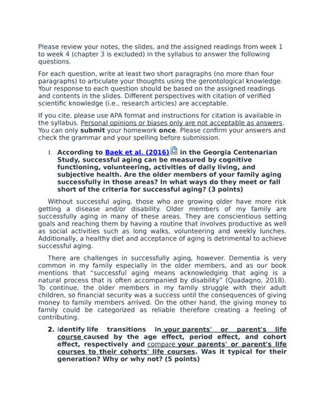 CH HW HW Please Review Your Notes The Slides And The Assigned Readings From Week To