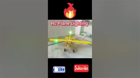 Rc Plane Lighting With Arduinorc Plane Experimenthomemade Rc Plane Rcplane Shorts Diy