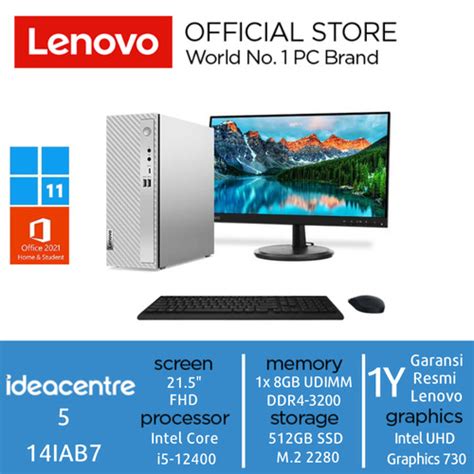 Promo Pc Lenovo Ic Xid Core I Gb Gb Ssd W Ohs Cicil X Kota Medan