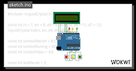 Kecerahan Lcd Wokwi ESP32 STM32 Arduino Simulator
