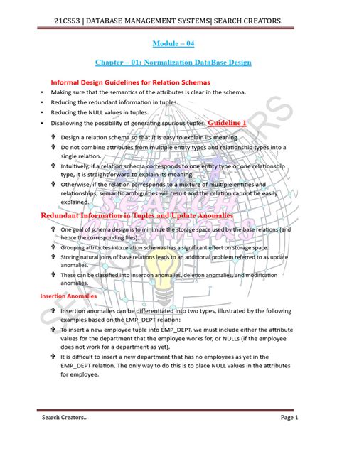 dbms module 04 pdf relational model software design