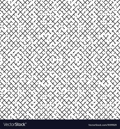 Abstract Seamless Geometric Grid Pattern Vector Image