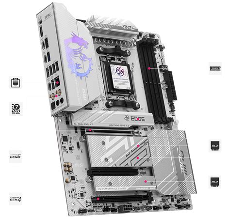 Mpg B850 Edge Ti Wifi Gaming Motherboards｜best Motherboard For Ai Pc｜msi