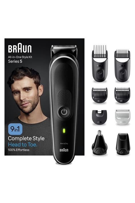 Braun Men's Grooming Kit - Series 5 MGK5420, All-in-One Styling Set, 9 ...