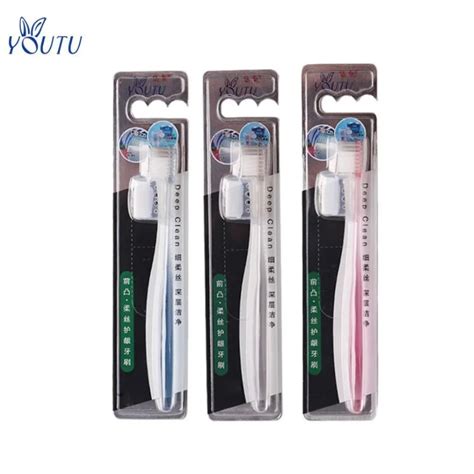 P Shaped Orthodontic Toothbrush Interdental Brush Short Small Head Soft