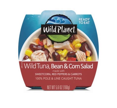 Wild Planet Ready To Eat Tuna Bean And Corn Salad Bowl 56 Oz Harris