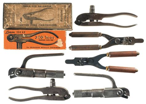 Collectors Lot Of Antique Reloading Tools Rock Island Auction