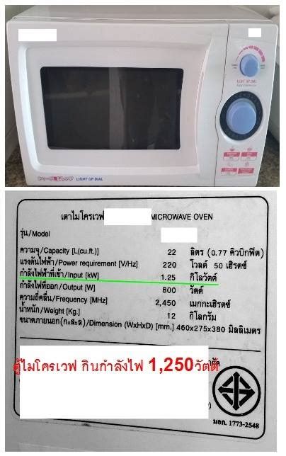 เครื่องใช้ไฟฟ้ากินไฟกี่วัตต์ ดูอย่างไร วันนี้แอดมินเอาเกร็ดเล็กเกร็ด