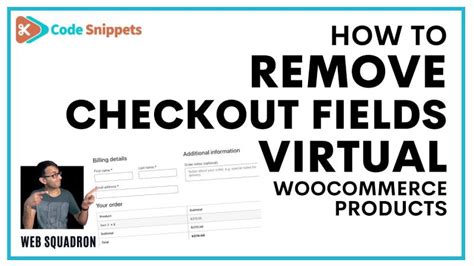 Imran Siddiq On Linkedin Remove Checkout Fields For Virtual Products